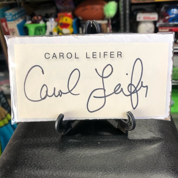 Other | Actresswriter Carol Leifer Signed Cut Signature Seinfeld Snl ...